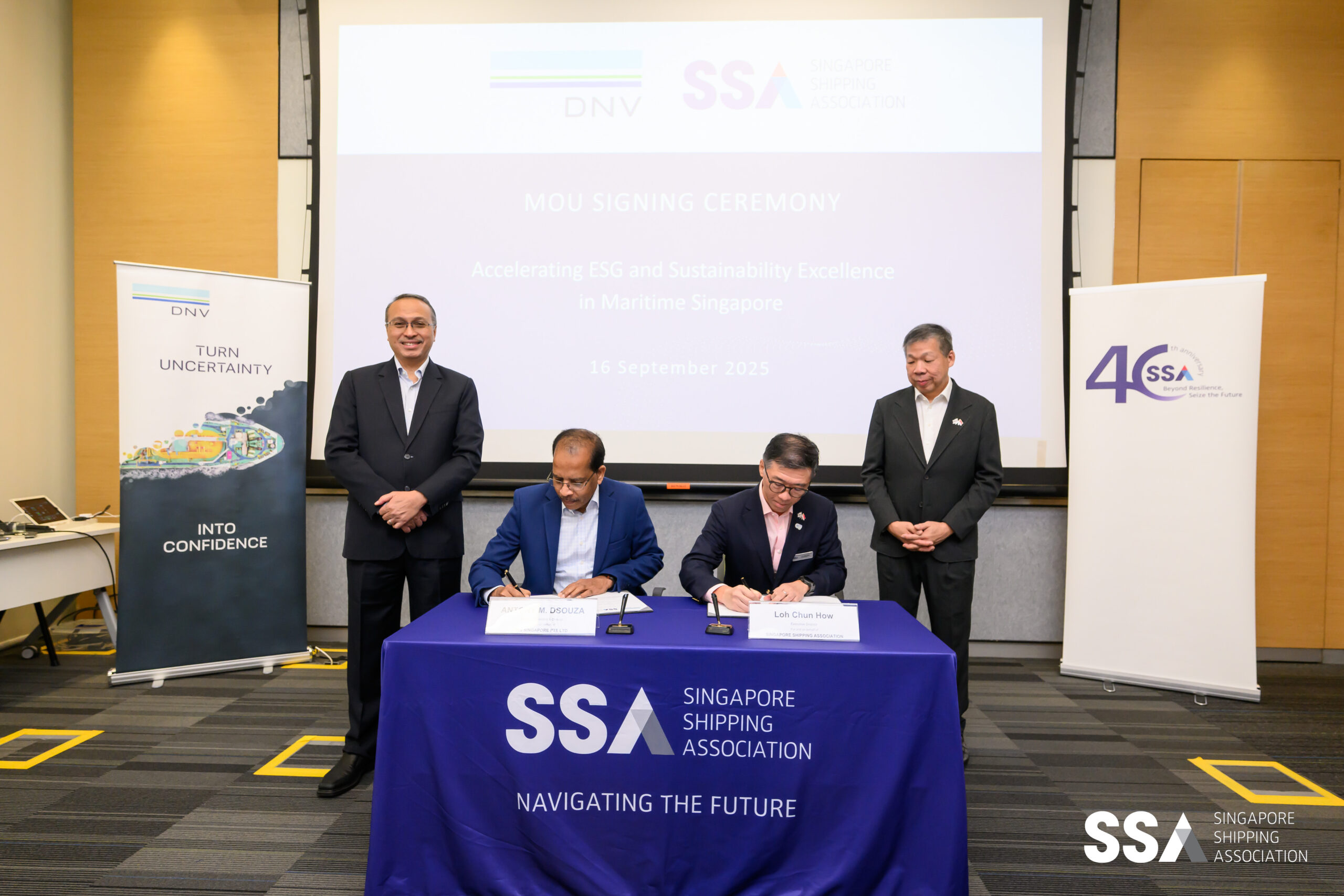 SSA and DNV Sign MoU to Advance ESG and Sustainability in Maritime Sector - Singapore Shipping ...